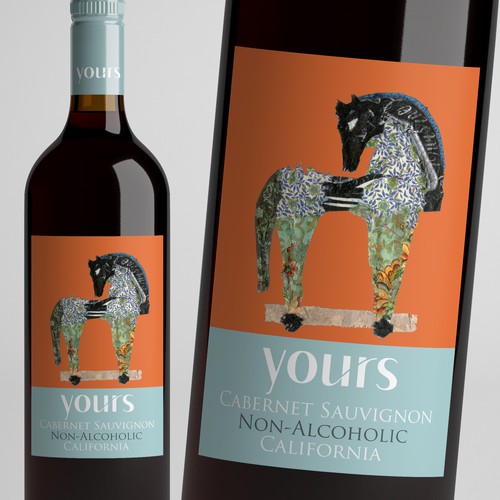 Designs | Non-Alcoholic Wine Label | Product label contest