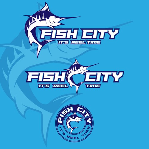 Fish City Logo - It's Reel Time! Sport Fishing Design | Logo design contest