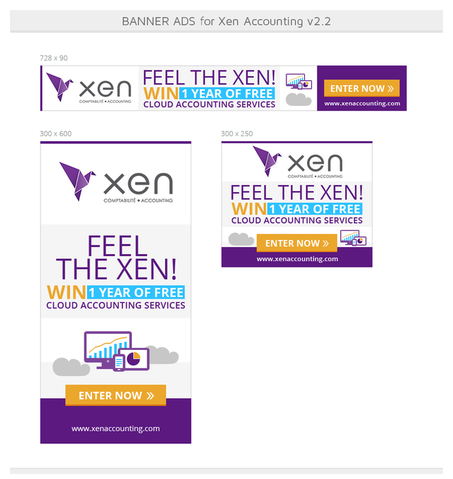 Create an eye catching banner ad for our unique accounting firm ...