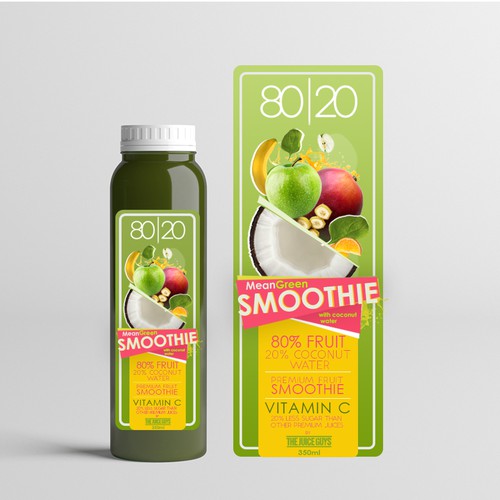 Health juice label aimed at children! | Product label contest