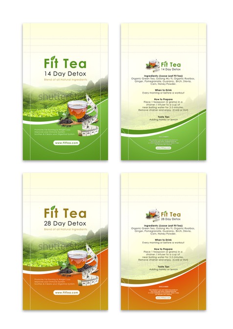 New product packaging wanted for Fit Tea | concurso Packaging y Envases