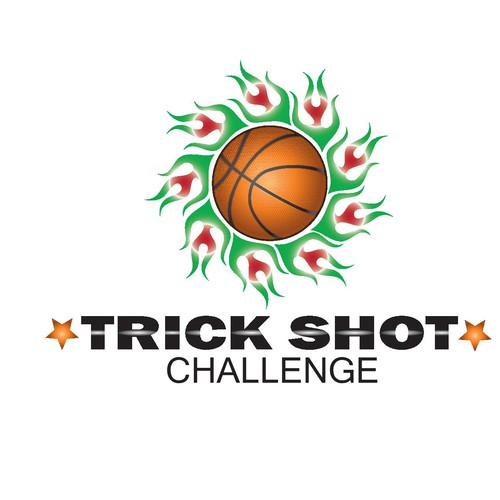 Trick Shot Challenge Basketball | Logo design contest