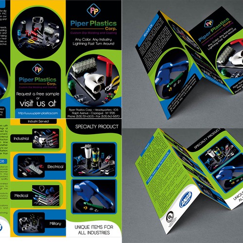 Designs | Create an Industrial Tri-Fold Brochure for Piper-Plastics ...