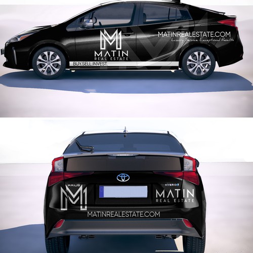 Designs | Luxury Real Estate Firm Prius Wrap | Car, truck or van wrap ...