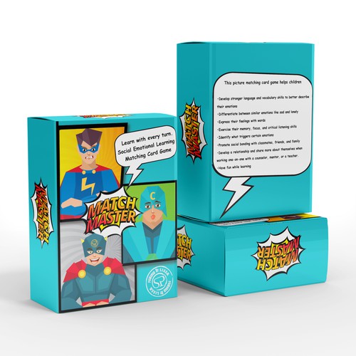 Design an exciting, original, and fun box for a (Emotions Memory) card ...