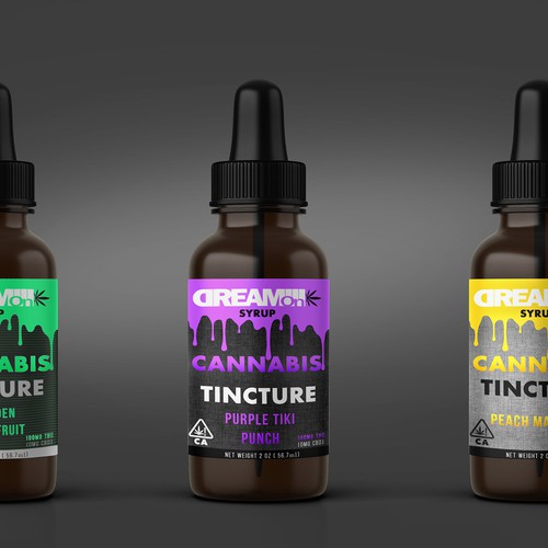 CANNABIS SYRUP DRINK LABEL NEEDED | Product label contest