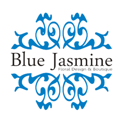 LOGO & BUSINESS CARD DESIGN FOR BLUE JASMINE LLC FLORAL DESIGN AND ...