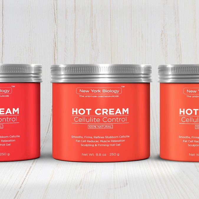 Create an Elegant, Clean and Sleek Label for Cellulite Skin Cream ...