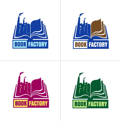 Designs | Creative logo for Book Factory | Logo design contest