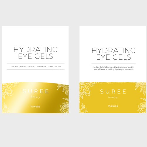 Suree Beauty - Packaging for High End Under Eye Mask | Product ...