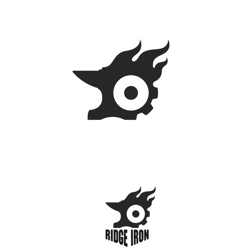 RIDGE IRON: Logo for custom forged steel and man's gear company | Logo ...