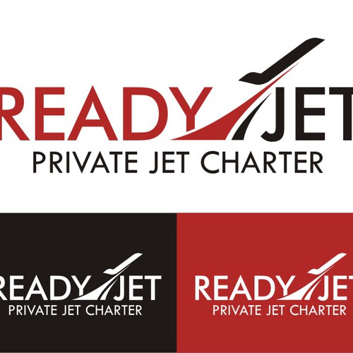 Logo Design for ReadyJet Private Jet Charter | Logo design contest