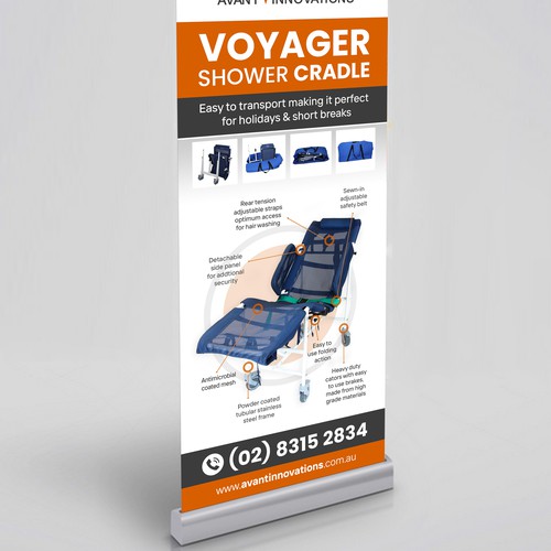 Designs | Voyager introduction banner | Signage contest