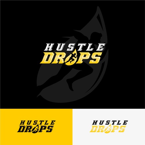 Hustle Drops logo! The performance-enhancing oil you dab under your ...