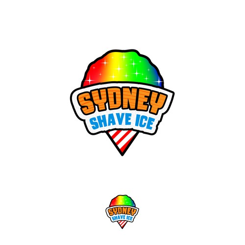 A "Hawaiian Kitsch" logo for a Shave Ice Company in Australia | Logo ...