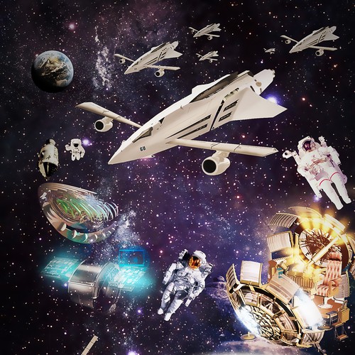 Designs | Create space themed cover for futuristic thriller! | Book ...
