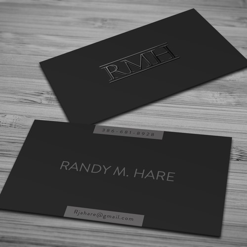 Create a simple yet elegant contact card for developer/investor ...