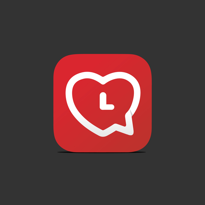 iOS app icon for a new dating app | Icon or button contest