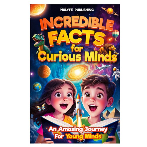 Designs | Design Our Fun and Engaging Book of Facts Cover for Kids Aged ...