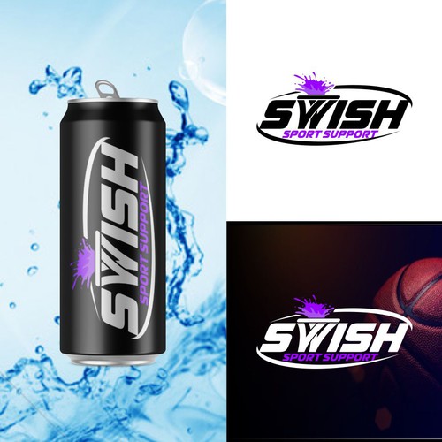 Designs | Swish - A New Sports Drink! | Logo design contest
