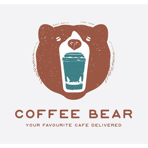 Create a quirky and fun "bear and coffee" themed design | Logo design ...