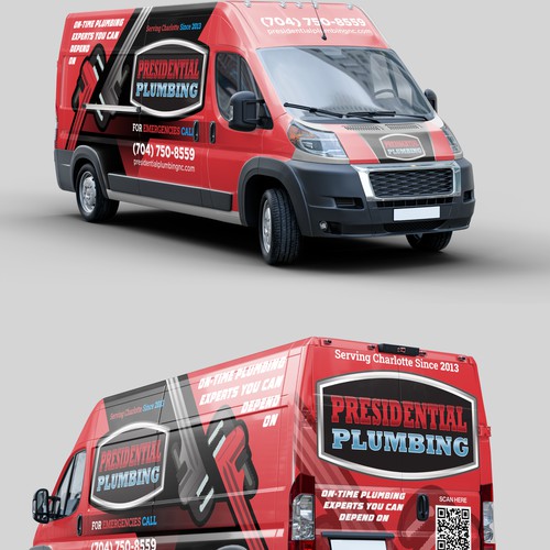 Designs | We Need an Interchangeable Trade Van Wrap With a Consistent ...