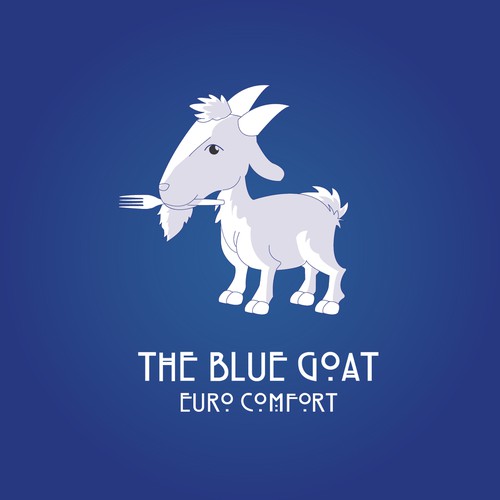 Designs | Restaurant Logo The Blue Goat | Logo design contest