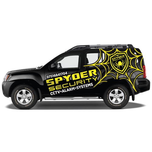 Spyder Security badass vehicle wrap design | Car, truck or van wrap contest
