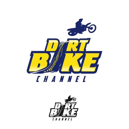 Create a logo for Dirt Bike Channel, one of the fastest growing ...