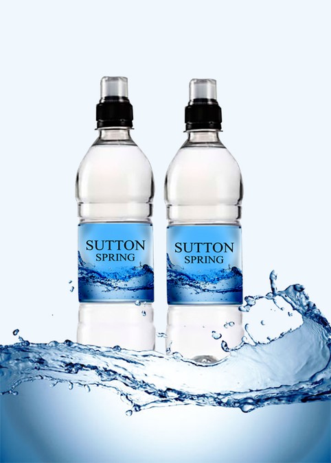 create a refreshing spring water label | Product label contest