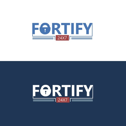 Create a logo for IT Services company Fortify 24x7 | Logo design contest