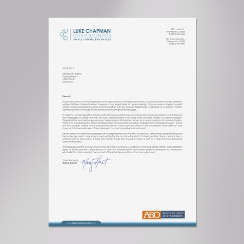 Sleek, contemporary letterhead and stationary for a young, progressive ...