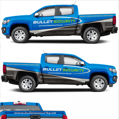 Designs | Sexy Professional Vehicle Wrap for Bullet Security Truck ...