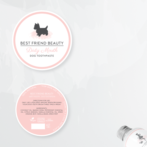 Dog Organic Beauty Product Label Design | Product packaging contest