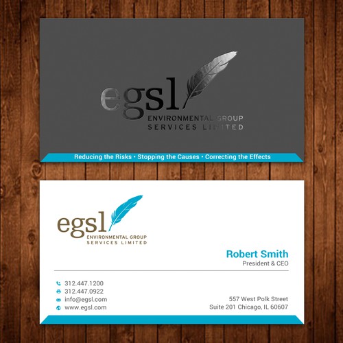 Designs | Environmental Firm Looking for High Impact Business Card ...