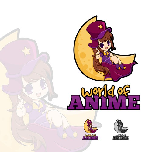 Design a Chibi logo for the World of Anime Webstore | Logo design contest