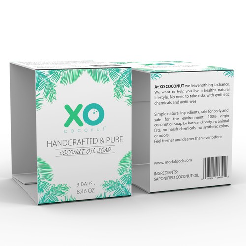 Dua dua 100% coconut oil soap | Product label contest | 99designs