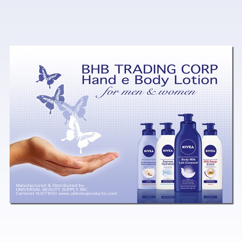 Perfumed Body lotion Poster for all skin, all color.... | Poster contest