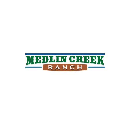 Medlin Creek Ranch logo | Logo & brand identity pack contest