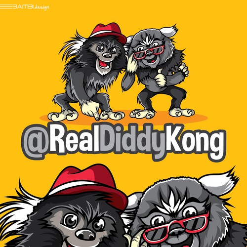 Create a modern sleek logo for a famous monkey! | Logo & brand identity ...