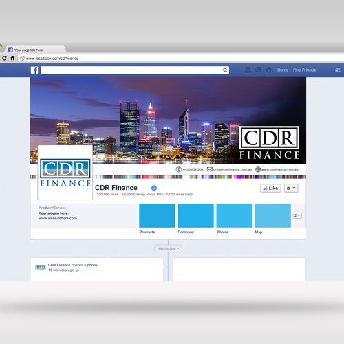 Create a simple yet sophisticated design for CDR Finance | Logo ...