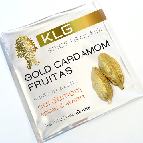 Gold Cardamom Fruitas | Product packaging contest