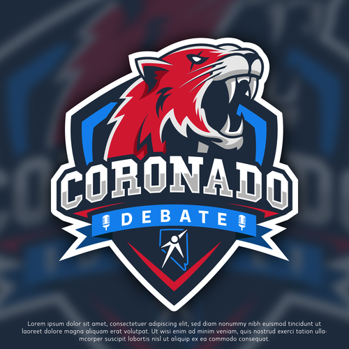 Designs | Logo to make debate team feel like a pro sports team | Logo ...