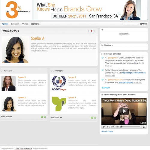 Women's Conference banner | Banner ad contest