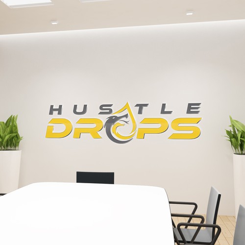 Hustle Drops logo! The performance-enhancing oil you dab under your ...