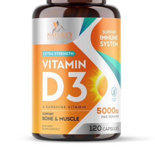 Designs | Vitamin D3 Supplement Design Needed for Nature's Nutrition ...