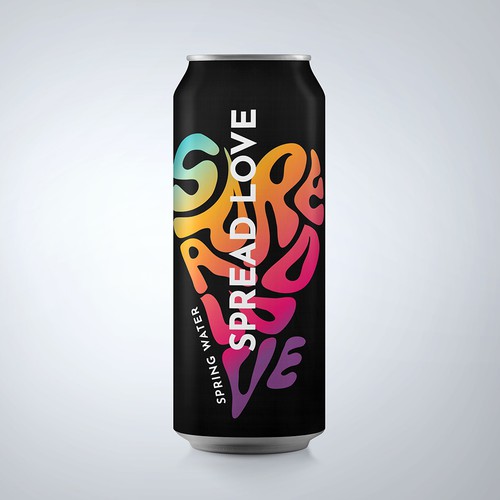 Designs | Spread Love Spring Water | Product label contest
