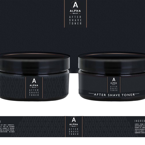 Design a *Packaging Label* for a Rising Male Grooming Brand | Product ...