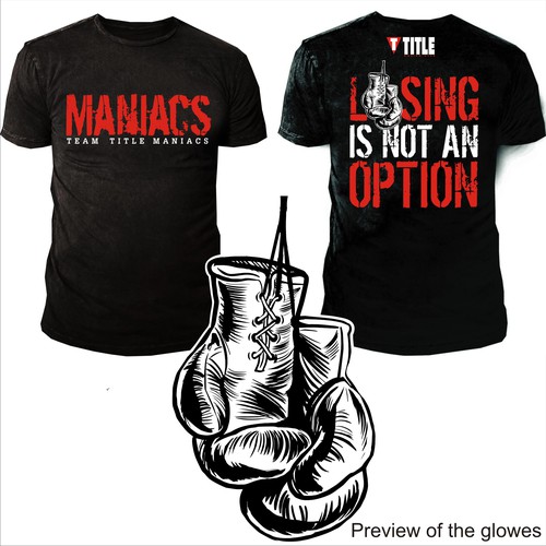 TITLE Team Maniacs - Rugged Maniac 5K Obstacle Course | T-shirt contest