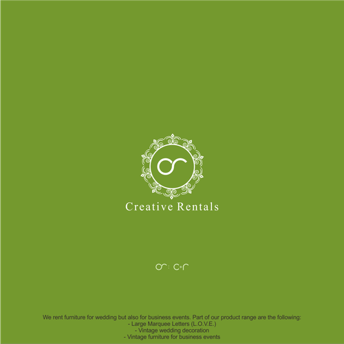 Create an expressive logo for "Creative Rentals" | Logo design contest
